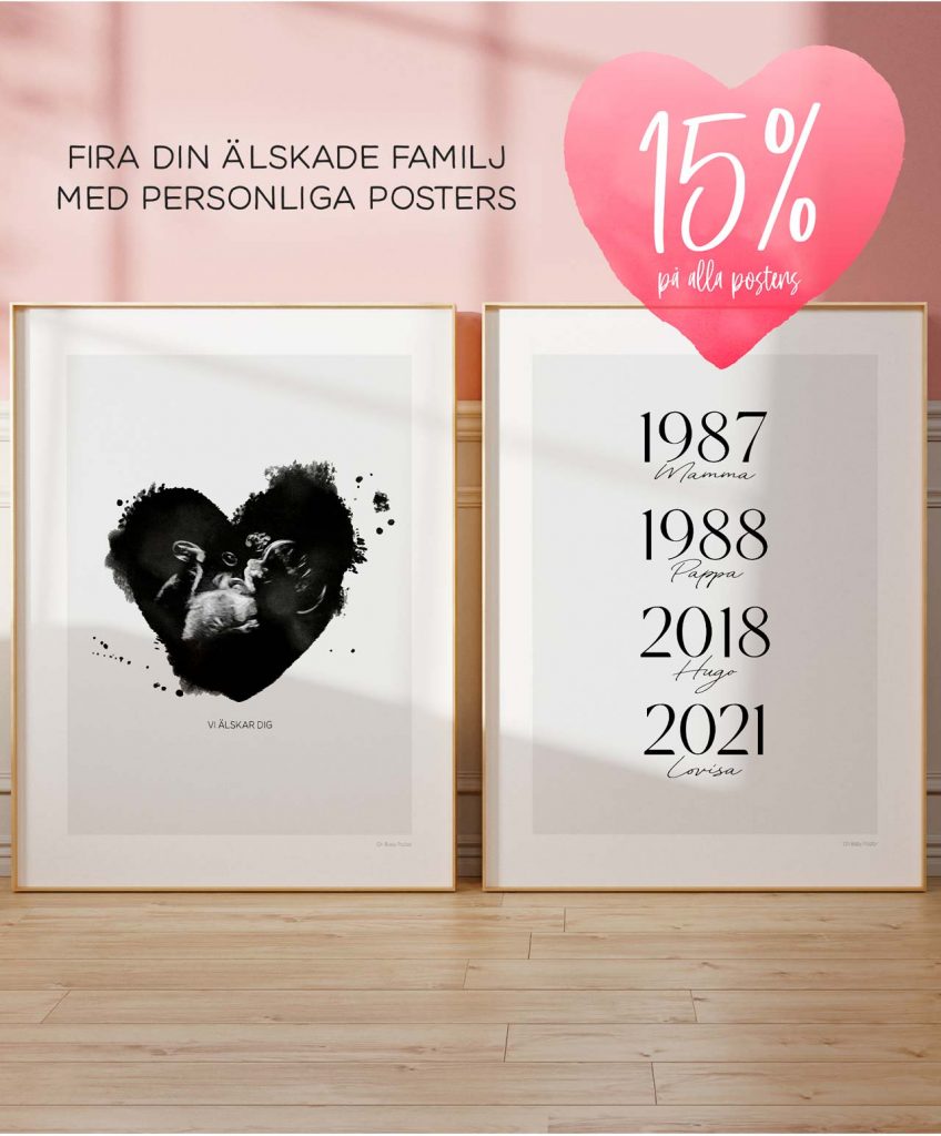 Unika baby posters till din bebis - Oh Baby Poster